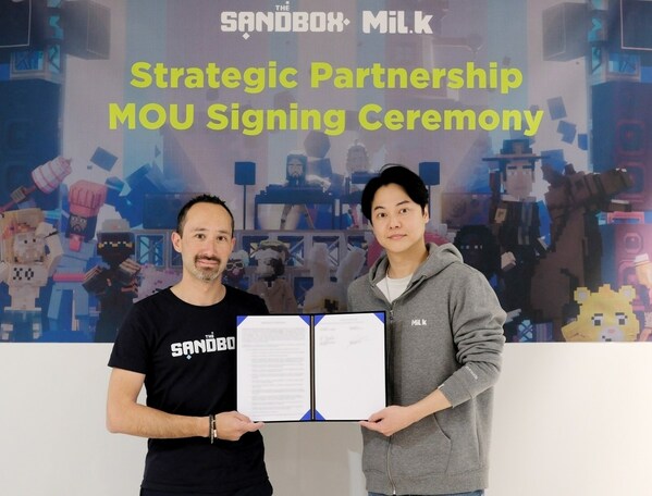 Milk Partners and The Sandbox signed… | krapalm หนังสือซื้อแล้วอ่านด้วย